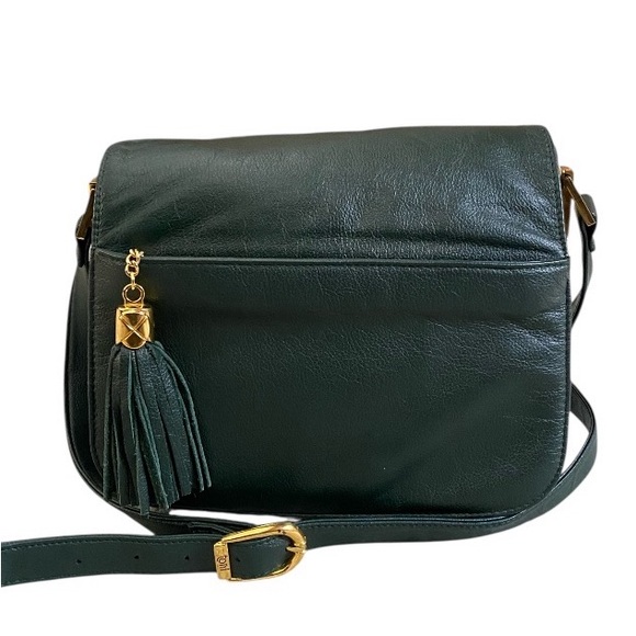 toni | Bags | Vintage Toni Genuine Leather Green Crossbody Bag | Poshmark